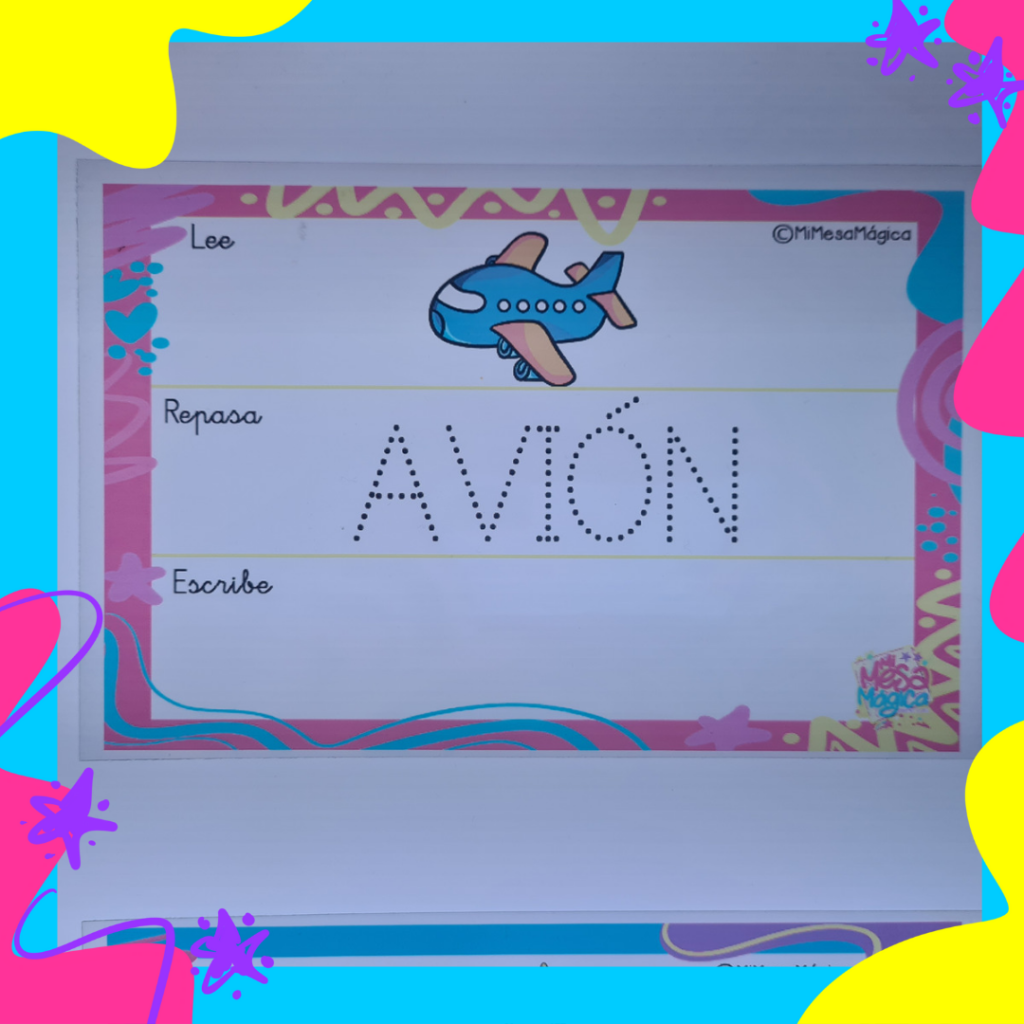 Tarjetas lectoescritura mayúsculas y minúsculas | Mi Mesa Magica