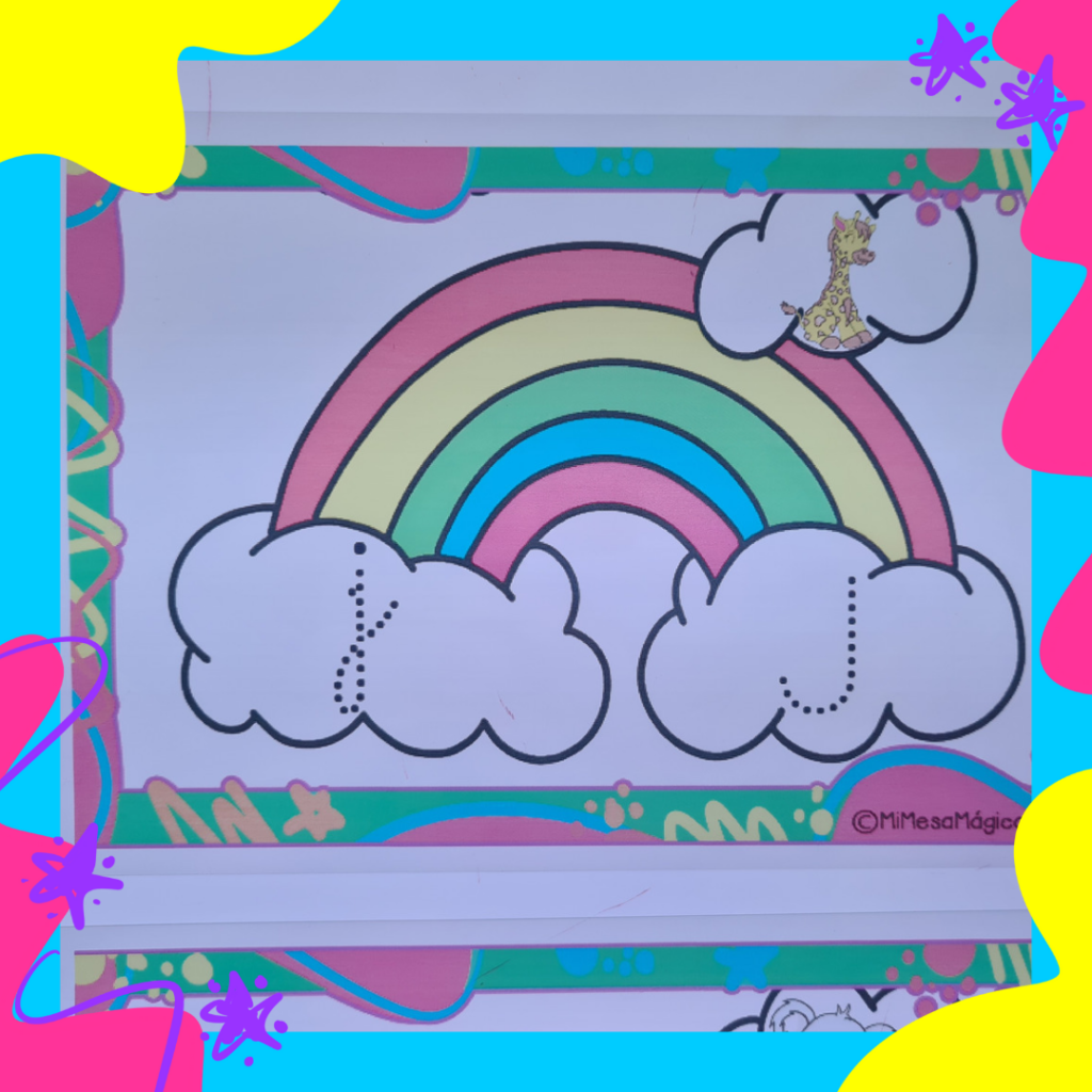 Abecedario de arcoiris | Mi Mesa Magica