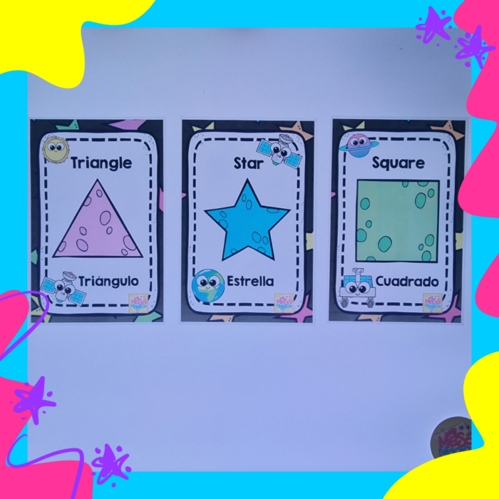 Flashcard formas geométricas COLE | Mi Mesa Magica